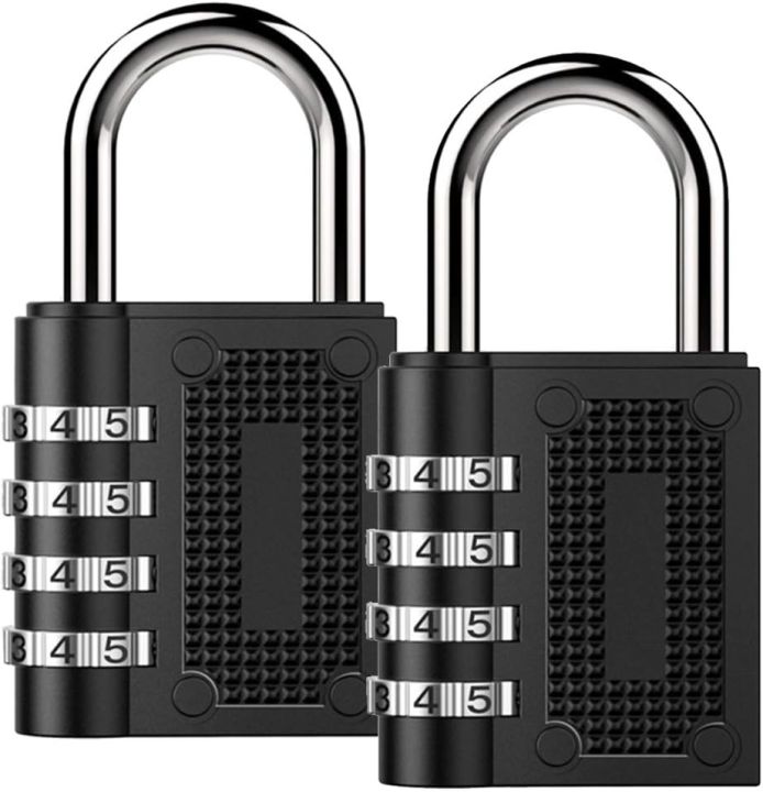 Heavy-Duty Combination Padlock - 4-Digit Password Lock | Anti-Theft ...