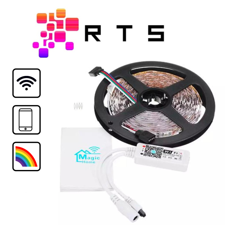 Smart Music RGB 16 Colors Led Strip Mobile App Controlled - Model 5050 ...