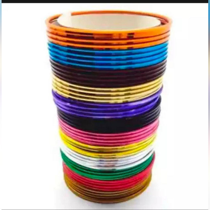 Metal Bangles set 3 Dozen Multi Color | Daraz.pk