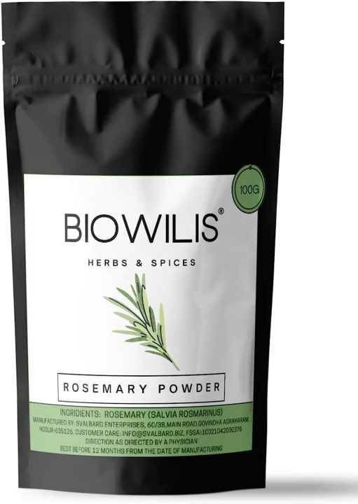 Glamzy Rosemary Dried Leaf powder, 100 gm, for Skin Glow, Herbal Tea ...