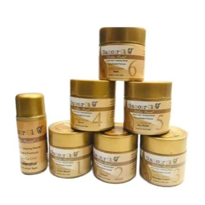 Glamour Glow Gold Facial Kit 7 in 1 – Professional Facial Kit | Daraz.pk