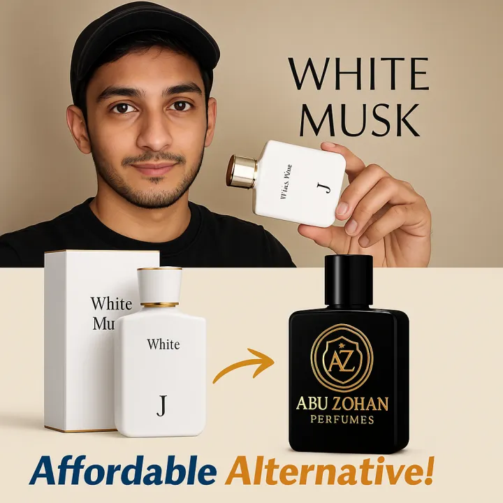White Musk Inspired by Abu Zohan – Soft & Elegant Unisex Perfumes – 50% ...