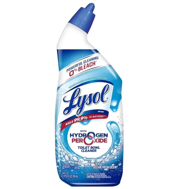 Lysol Toilet Bowl Cleaner Gel, For Cleaning and Disinfecting, Bleach ...