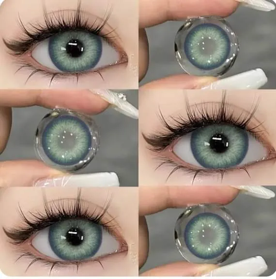 Dahab Shade Name Elegant Grey Eye Color Lens Dhahab Just Like Natural ...