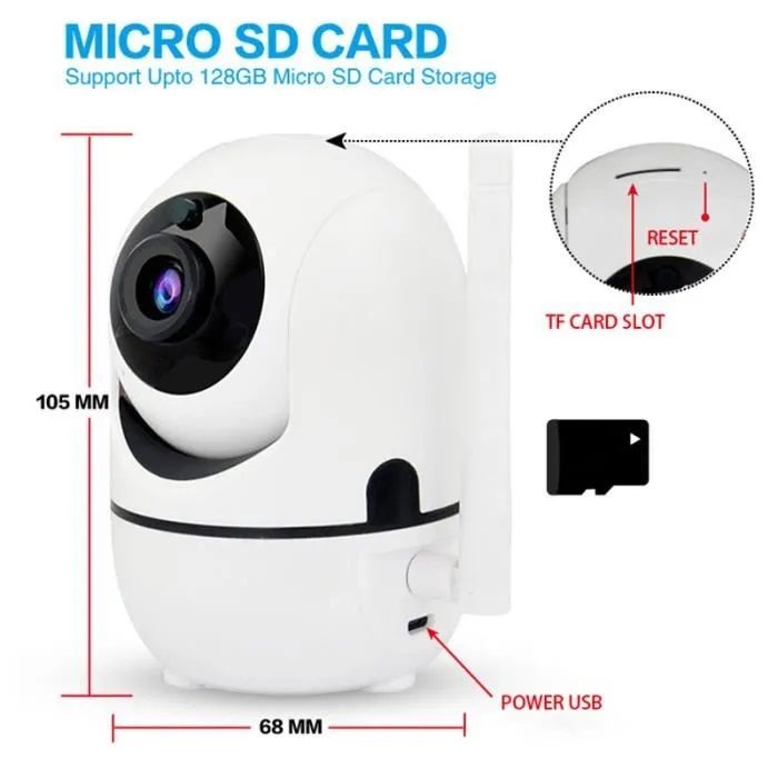Wifi IP Camera A7 1080P 3 MP Outdoor Wireless Security Protection ...