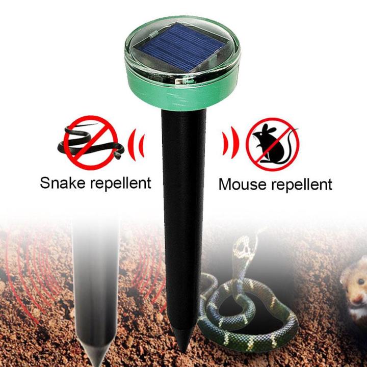Outdoor Farm Powered Ultrasonic Pest Snake Mole Rat Mice Repeller ...