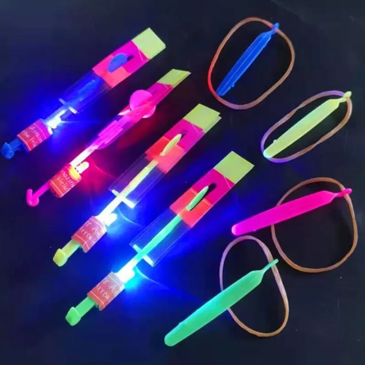 Flying Copter With LED Lights Pack of 10 | Daraz.pk