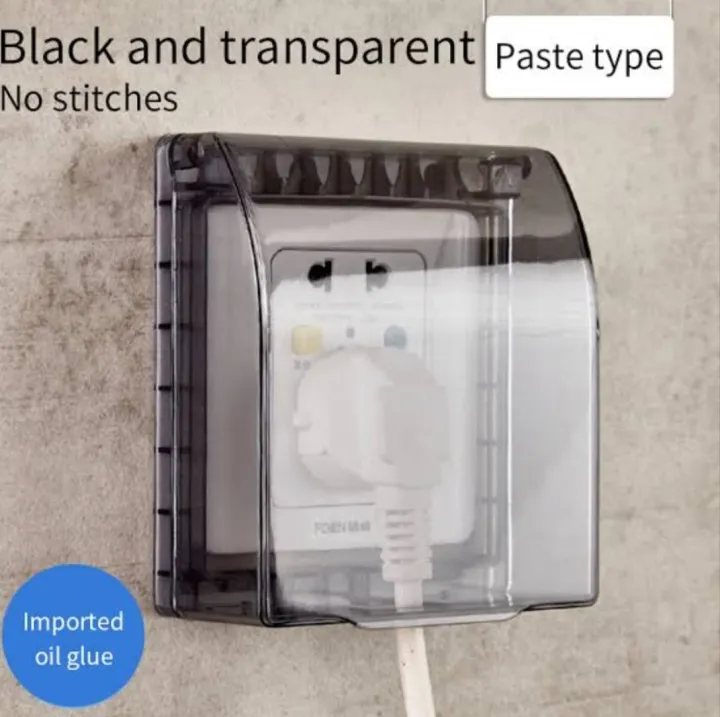 Plastic Wall Switch Waterproof Cover, Wall Socket Waterproof Box Board ...