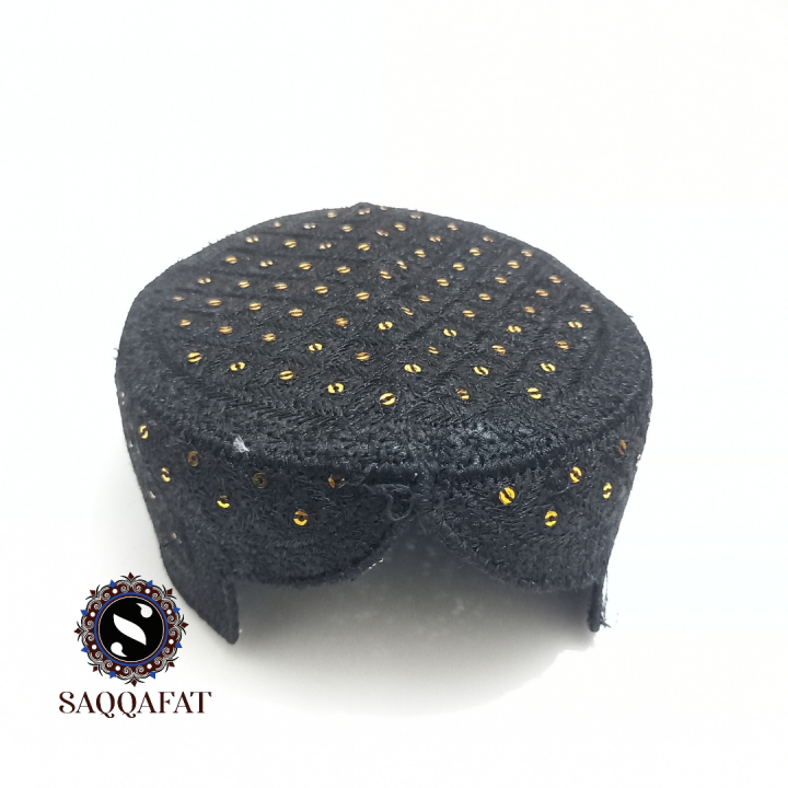 Black Kids Sindhi Topi / Cap – 0 Size / Sindhi Kids Topi Cap | Daraz.pk