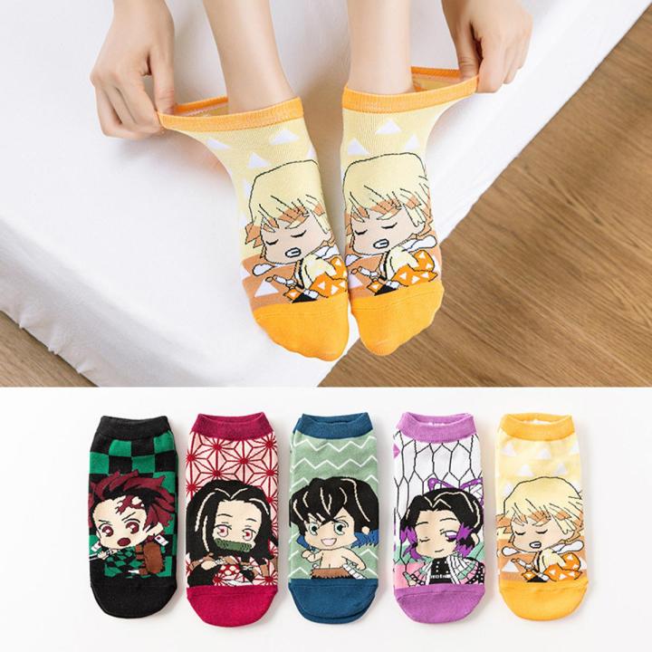 Demon Slayer Adult Children Socks Cosplay Kimetsu No Yaiba Tsuyuri ...