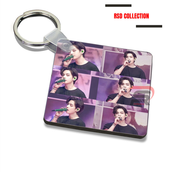 BTS character keychain BT21 character keychain bts printed keychain ...