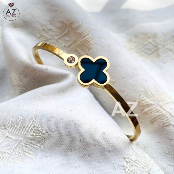 Single Leaf Clover Luxury Branded Bracelet for Girls | Clover Bracelet ...