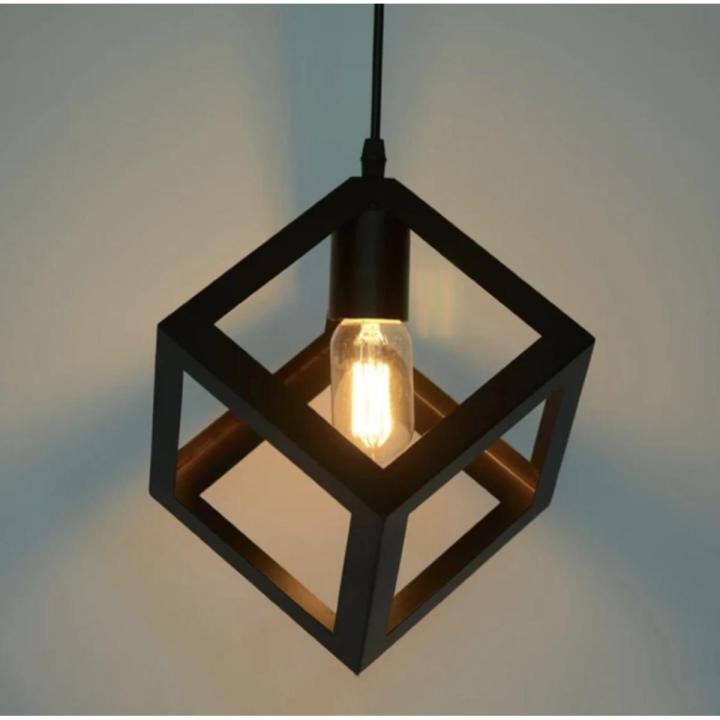 Square Cube Hanging Lamp , Hanging Light , Pendant Light | Daraz.pk