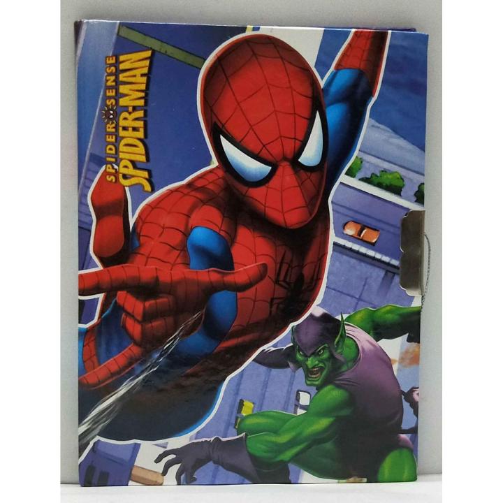 Fancy Small Spiderman Lock Diary Small for Boy | Pages 48 | Size 14 x ...
