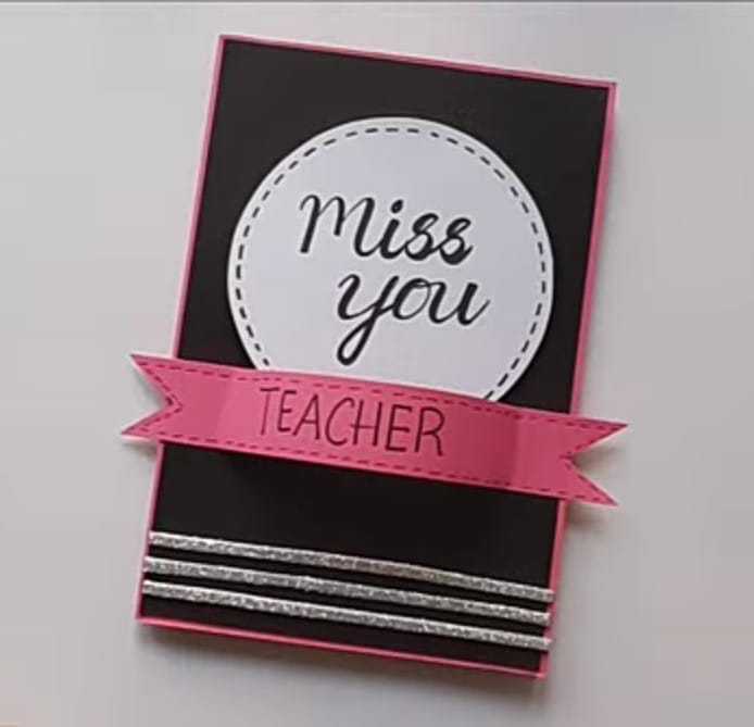 Miss You Teacher / Best Teacher / Happy Teacher's Day Card | Daraz.pk