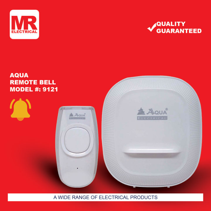 AQUA DIGITAL WIRELESS DOOR CHIME MODEL-9131 | Daraz.pk