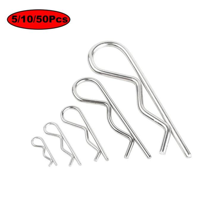 5/10/50pcs M1.2 M1.8 M2 M2.5 M3 M3.5 M4 R Type Spring Cotter Pin Wave ...