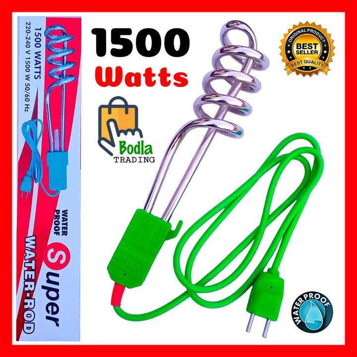Electric Rod Water Heater Immersion Rod 1500 Watts | Daraz.pk