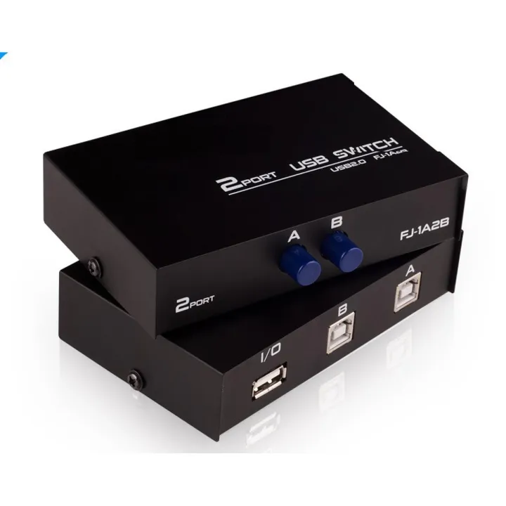Usb 2.0 printer Sharing Switch Switcher Usb Hub Adapter 2pc and 1 ...