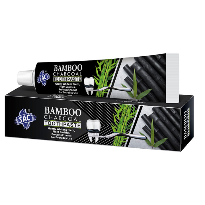 SAC Bamboo Charcoal Toothpaste - Herbal toothpaste for healthy gums ...