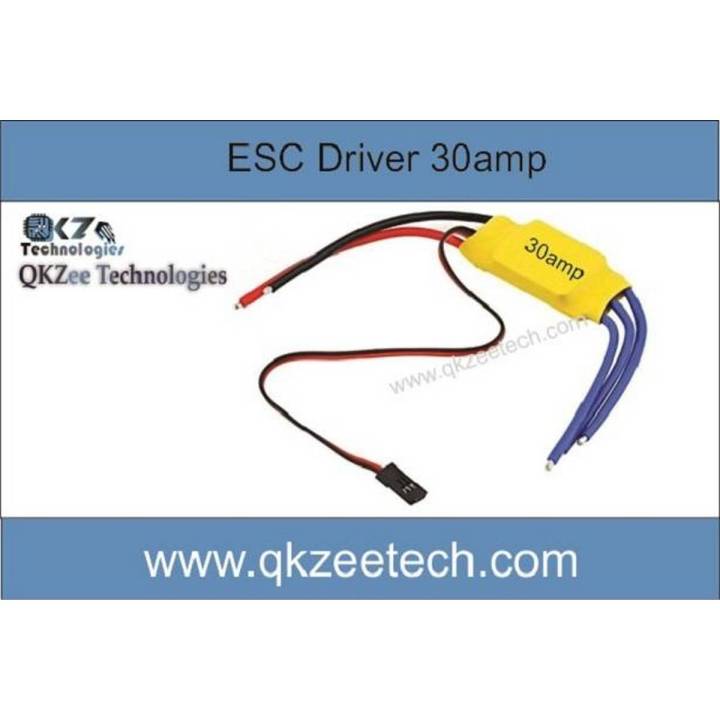 ESC 30 Amp Brushless DC Motor Driver Electronic Speed Controller ...