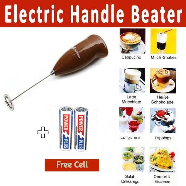 Coffee Egg Lassi Beater Mixer Whisker Maker With Free Battery| 24-7 ...