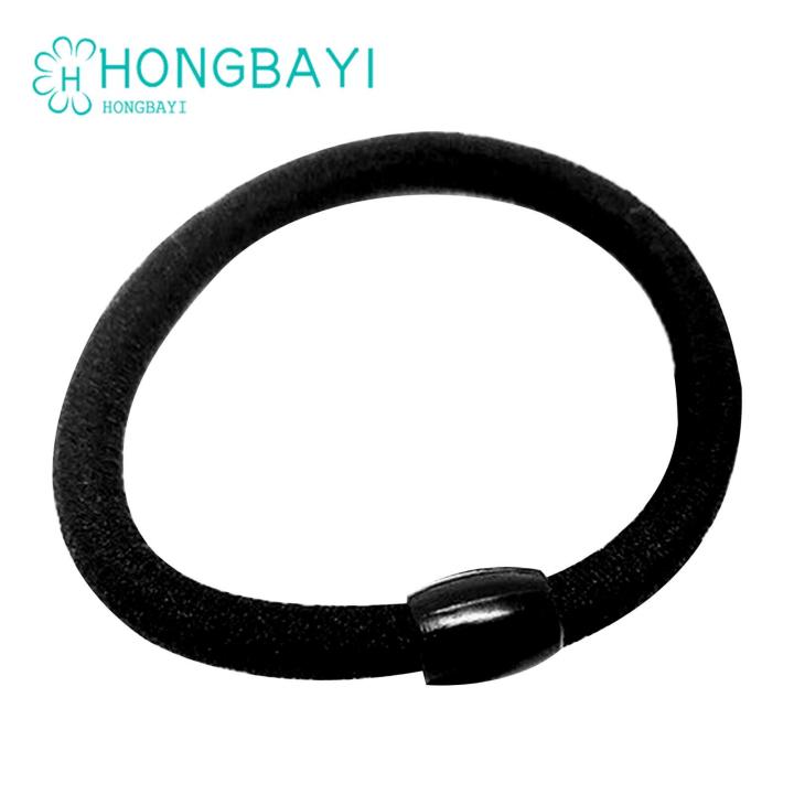 Hair Tie High Elasticity Pure Color Female Thin Thick Hair Rope | Daraz.pk