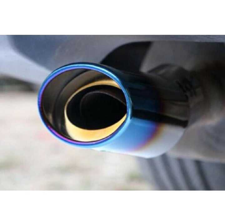 Stainless Steel HKS Exhaust Burnt Tip Muffler For Sedans | Daraz.pk