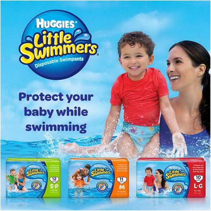 Huggies Little Swimmers – Leak-Proof Swim Diapers for Happy Water ...
