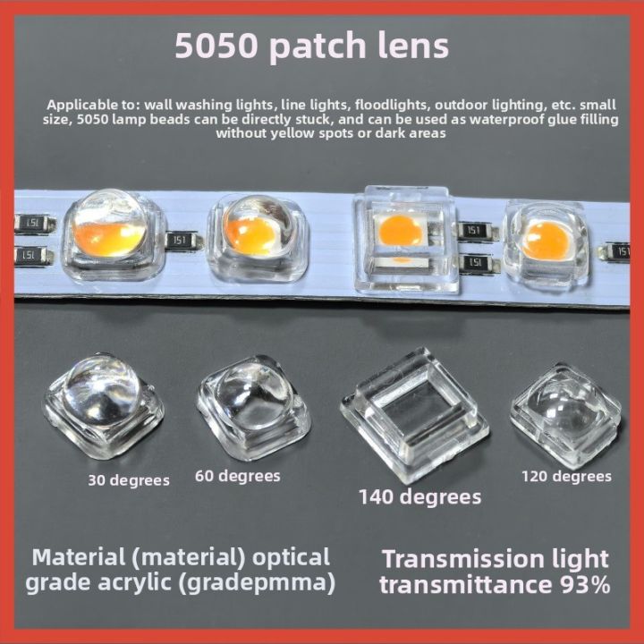 5050 Lens Chip LED Light Bead Spotlight SMD Light Source Mini Clip ...