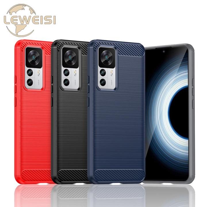 Leweisi Carbon Fiber Bumper Phone Case For Xiaomi 12T / Mi 12T Pro ...