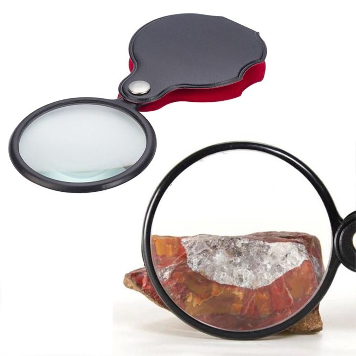 Portable Pocket 50mm Handheld Reading Newspaper Gift Magnifier Loupe ...
