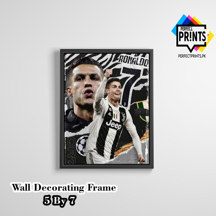 CR7 Wall Art Frame 5x7 | Perfect Ronaldo Fan Merchandise | Daraz.pk