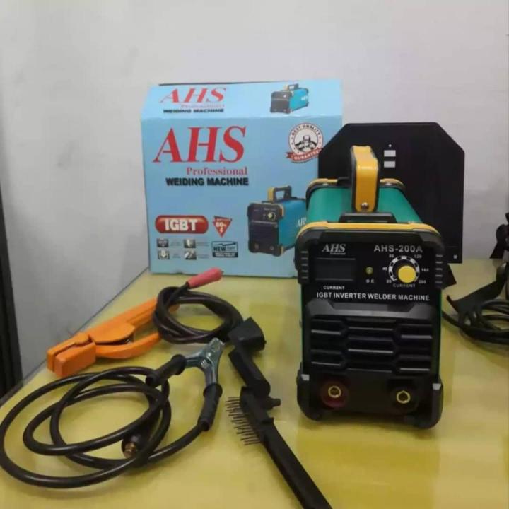 AHS BRAND WELDING MACHINE MINI 200A (IGBT PLANT) EASY TO USE AND CARRY ...
