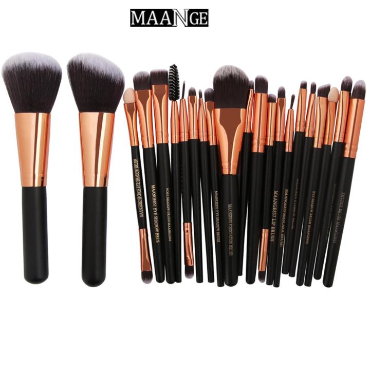 22Pcs Beauty Makeup Brushes Set Cosmetic Foundation Powder Blush Eye Shadow Lip Blend Make Up ...