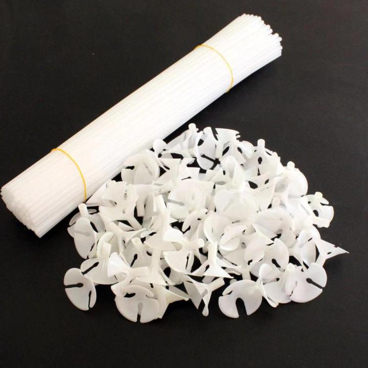 40cm balloon holder white transparent color balloon carrier latex ...