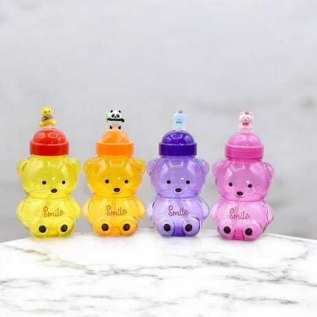 🧸 Kids Cute Bear Water Bottle – Cartoon Design | BPA Free | Leak Proof ...