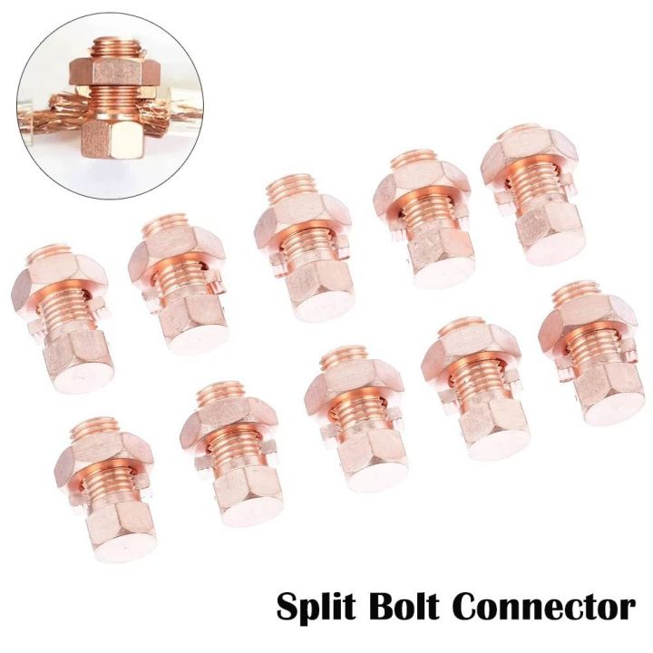 Electrical Equipment Copper Split Bolt Connector Rose Gold Cord Bolt ...