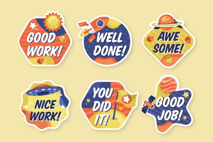 “Achievement Stars Reward Stickers – Celebrate Success with Fun and ...