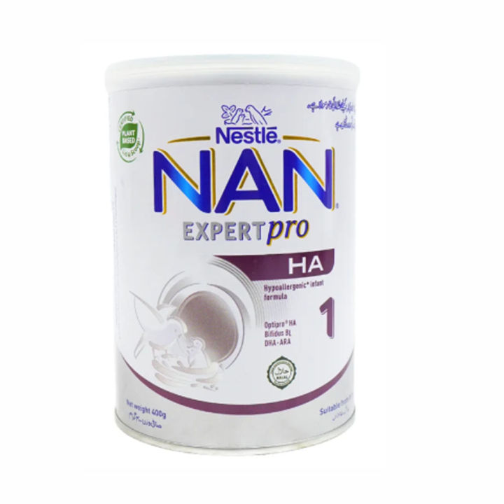 NAN MILK POWDER NAN HA 1 OPTIPRO TIN 400 GM BABY FOOD IMPORTED | Daraz.pk