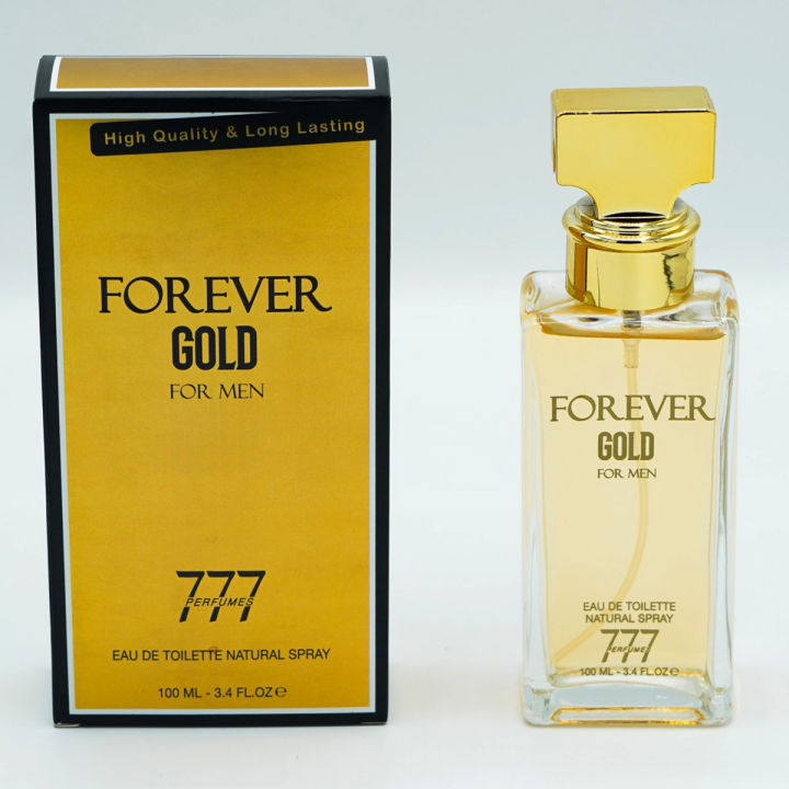 Forever 777 Gold Perfume For Men – 100 ml | Daraz.pk
