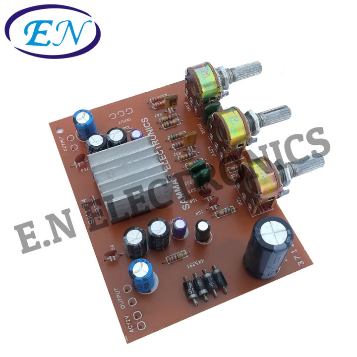 TEA2025 Audio Amplifier With Bass Tone Control 6W + 6W Stereo Circuit | Daraz.pk