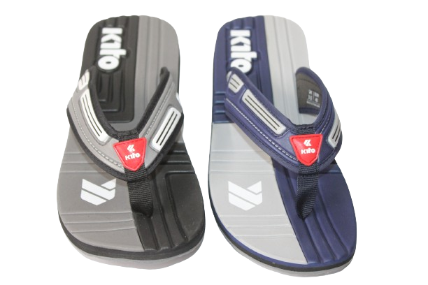 Kito Multi Colors Synthetic Leather Flip Flops For Men E4815 | Daraz.pk