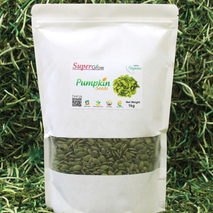 Fresh & Organic Pumpkin Seeds Without Shell (1KG) | Daraz.pk