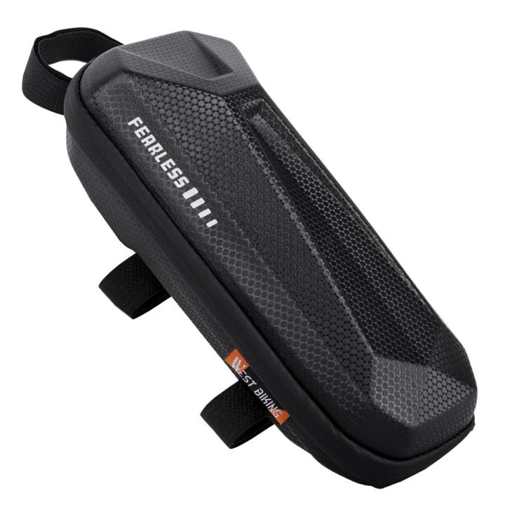 Cycling Frame Pouch Hard Shell Large Capacity Bike Frame Pouch | Daraz.pk