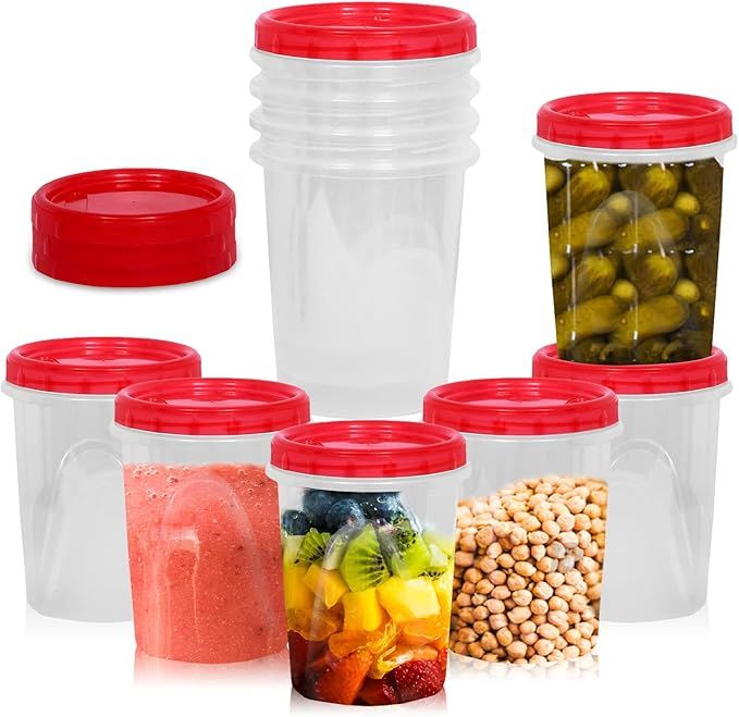 3 Pcs Jar Set with Leakproof Lids – Food Containers for Spices, Sugar ...