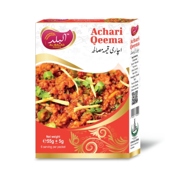 Al Balad Foods Achari Qeema Masala – Premium Natural Spice Mix for Beef ...