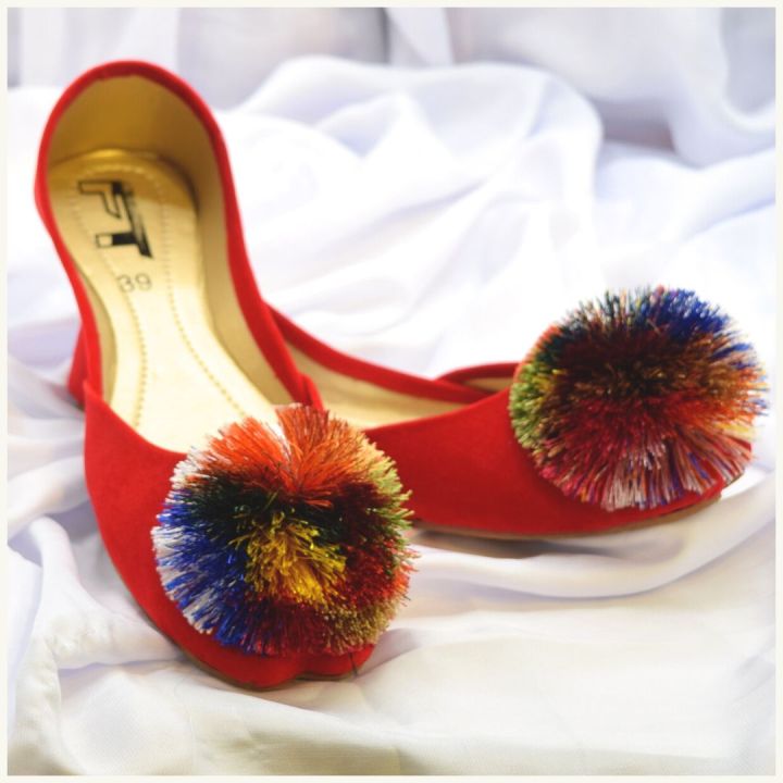 Women Red Khussa KH0529 | Daraz.pk