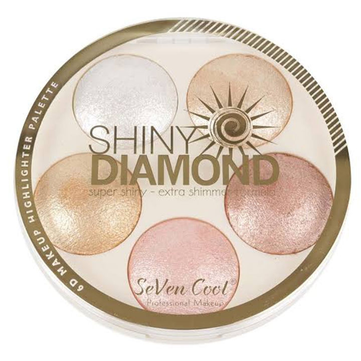 Highlighter,Seven Cool Highlighter Professional Shiny Makeup Blusher ...