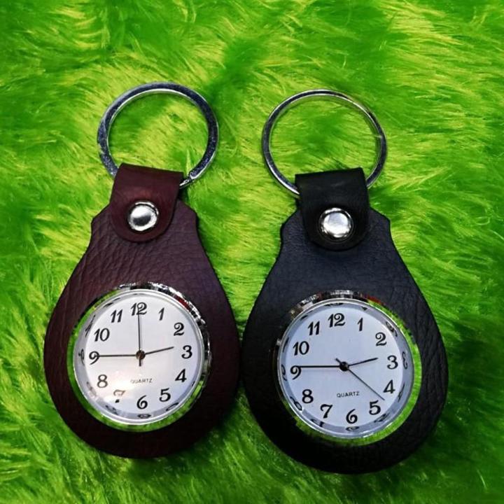 Pack of 2 Leather Keychain Watches | Daraz.pk
